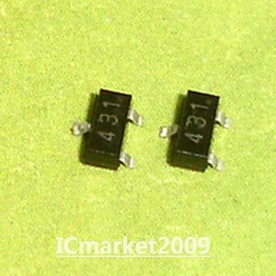 500 PCS TL431 SOT-23 431 SMD Adjustable Precision Shunt Regulator ...