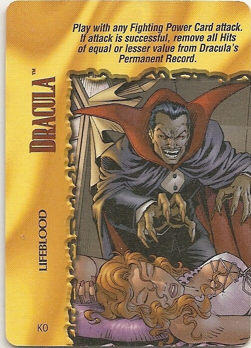 Marvel OVERPOWER Dracula Classic - Lifeblood special | eBay