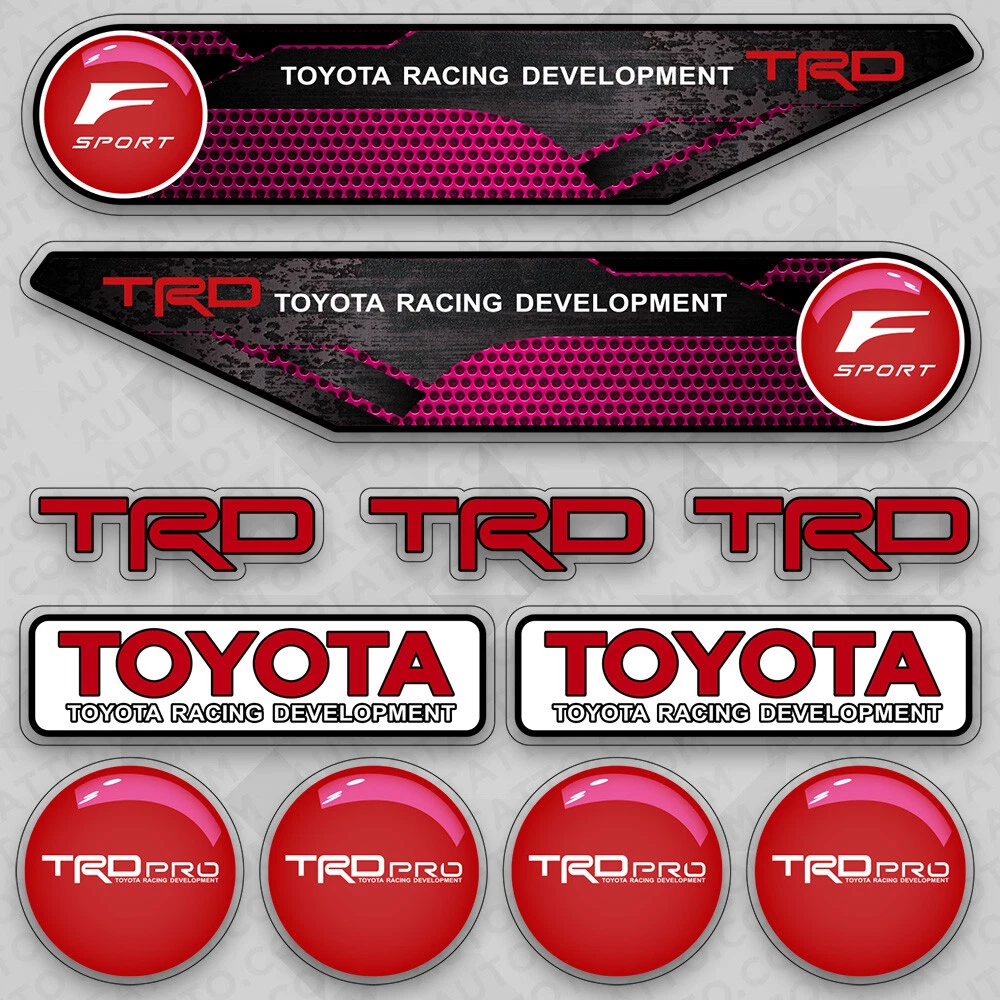Toyota Racing Decals