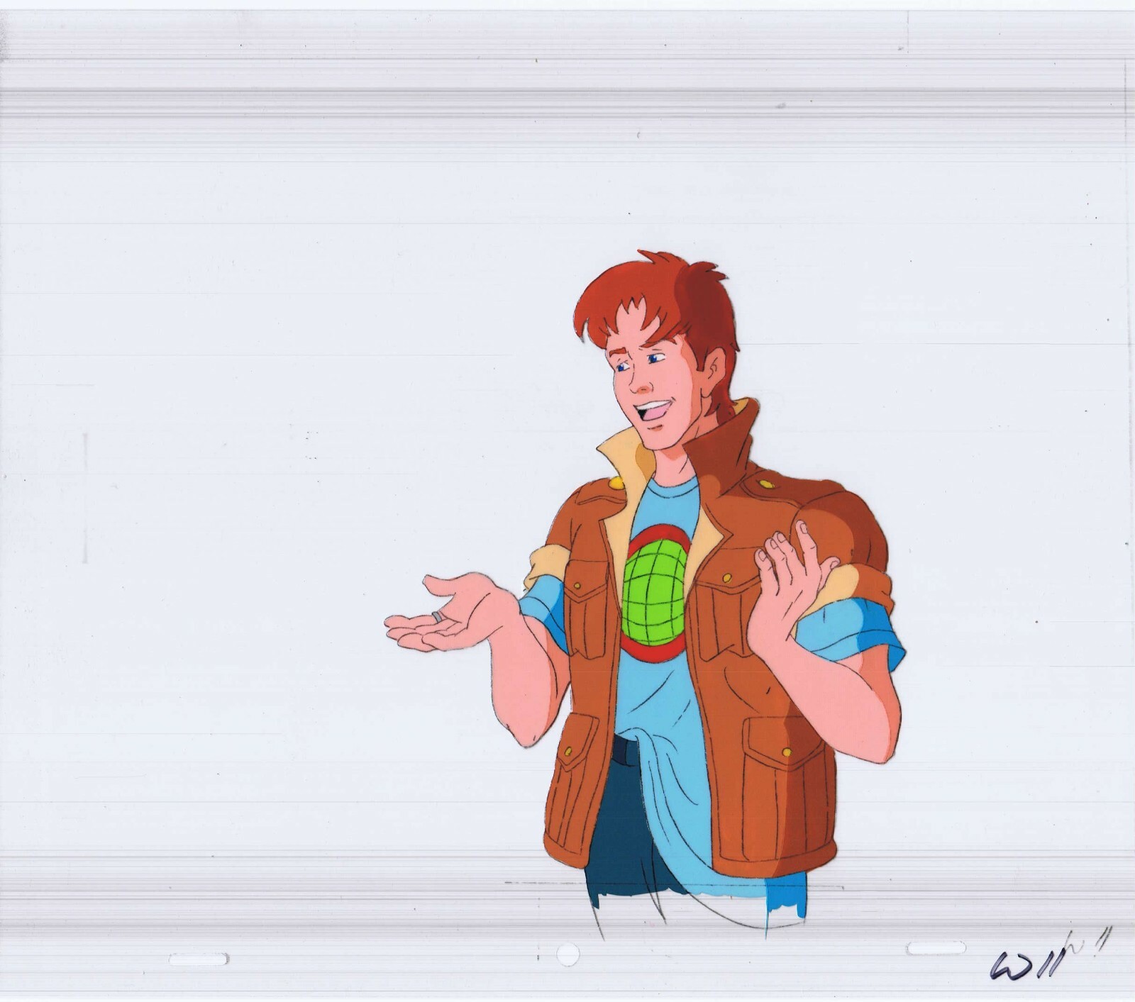 Captain Planet Wheeler Original Cel Art Animation Production W11 | eBay