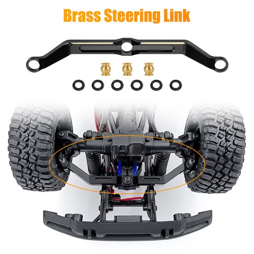 7in1 for 1/18 Traxxas TRX4M RC Car Brass Steering Link Caster Blocks ...