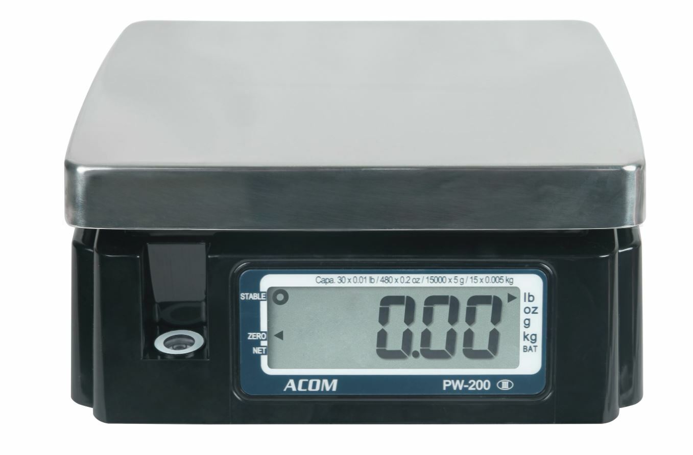 ACOM PW-200RS POS Interface Portion Control Scale with Most ECR | eBay