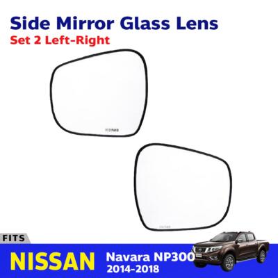 For Nissan Navara D23 NP300 Pickup 2014-17 Side Mirror Glass Lens Rear ...