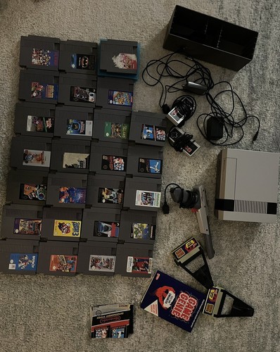 Original Nintendo NES Console and Game Bundle | eBay