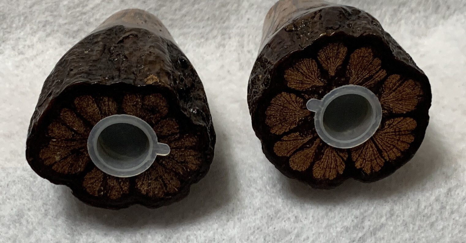 Tree Stump Wood Salt & Pepper Set | eBay
