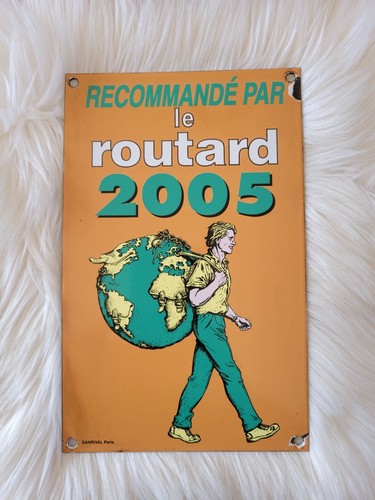 PLAQUE ÉMAILLÉE RESTAURANT GUIDE DU ROUTARD 2005 | eBay