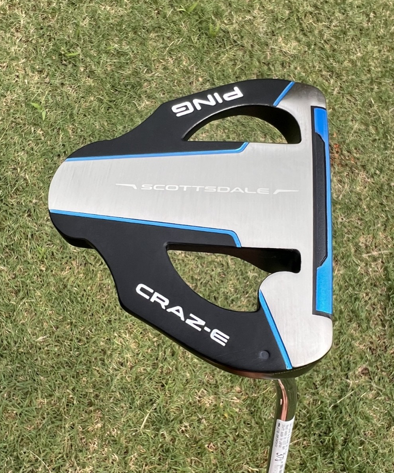 Ping Golf RH Scottsdale CRAZ-E Long Design 37" Straight Arc Mallet ...