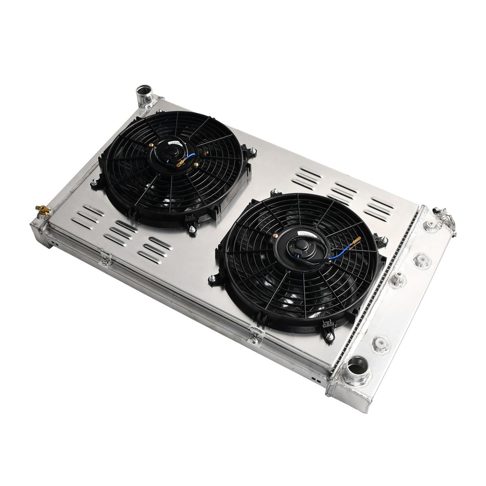 3 Row Aluminum Radiator Shroud Fan For Chevy 1970-81 Camaro 1978-87 ...