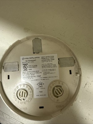 Fire Lite H355 Low Profile Addressable Smoke and Heat Detector Fire ...