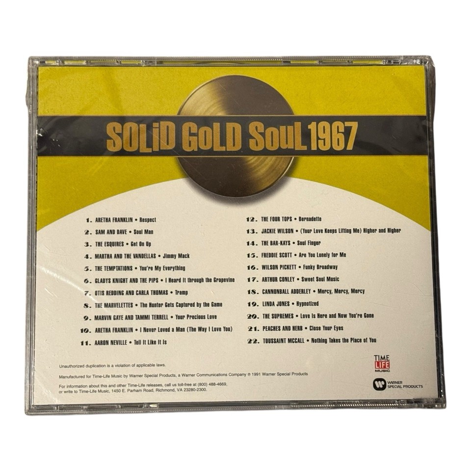 VARIOUS - Solid Gold Soul 1967 ~time Life - CD - **Mint Condition** | eBay