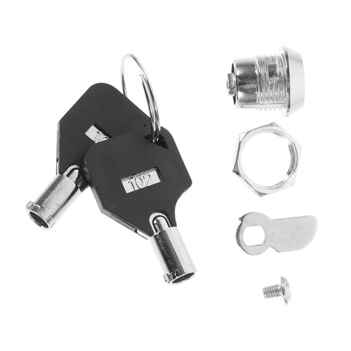 Tubular Key Lock 12mm Fitting Cupboard Locks | eBay