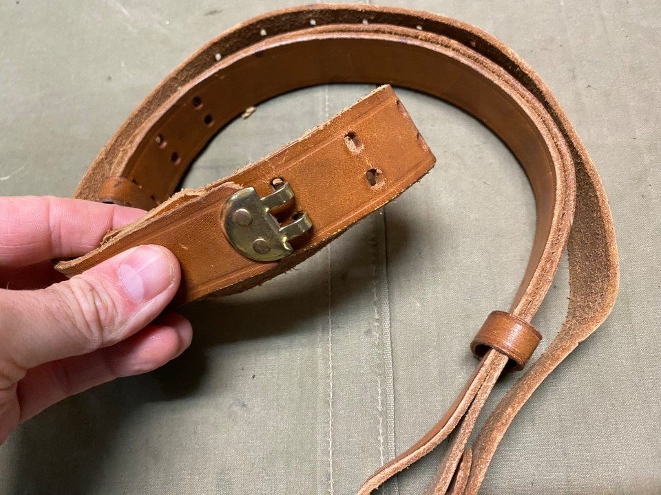 ORIGINAL POST WWII KOREAN VIETNAM WAR US M1 GARAND RIFLE LEATHER CARRY ...
