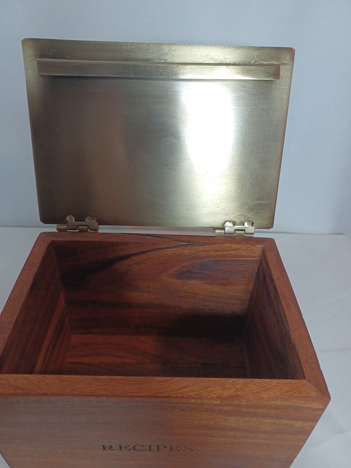 Hearth and Hand with Magnolia Wood Recipe Box Farmhouse Decor | eBay