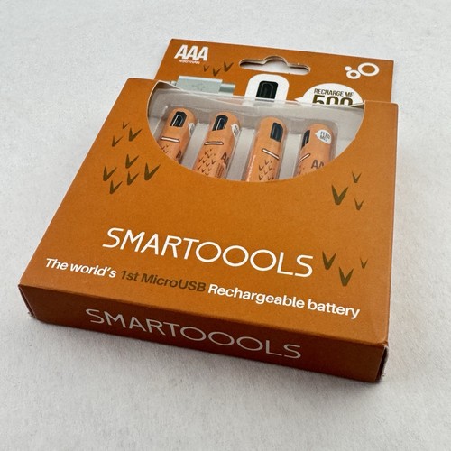 SMARTOOOLS AAA USB Rechargeable Batteries 1.2V Li ion 450mAh Easy ...