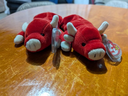 Ty Beanie Buddy Snort the Bull Plush Toy - 4002 | eBay