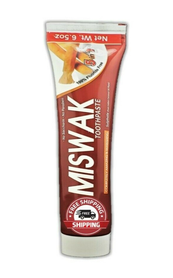 Miswak Essential Toothpaste (New 5 in 1) FREE SHIPPING Oral Care 1 Tube ...