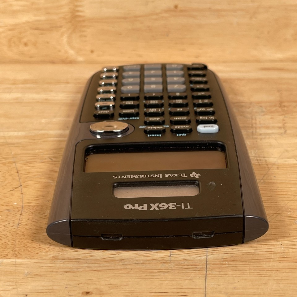 Texas Instrument TI-36X Pro 4-Line Display Solar Powered Scientific ...