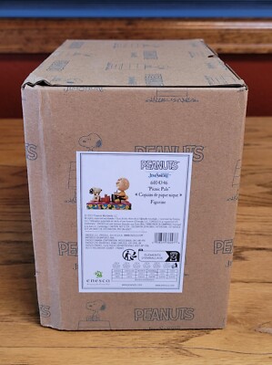 New Jim Shore Peanuts "Picnic Pals", Charlie Brown, Woodstock & Snoopy ...