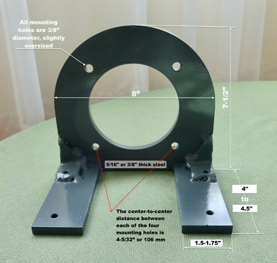 Electric Motor Mounting Types Recessed Shaft Motor Featuring Hollow