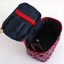 Small Soft Case Cosmetic Bag Mirror Makeup Bag Toiletry Brush Holder ...