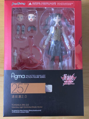 Authentic Fate/Stay Night Unlimited Blade Works Figma Rin Tohsaka 2.0 ...