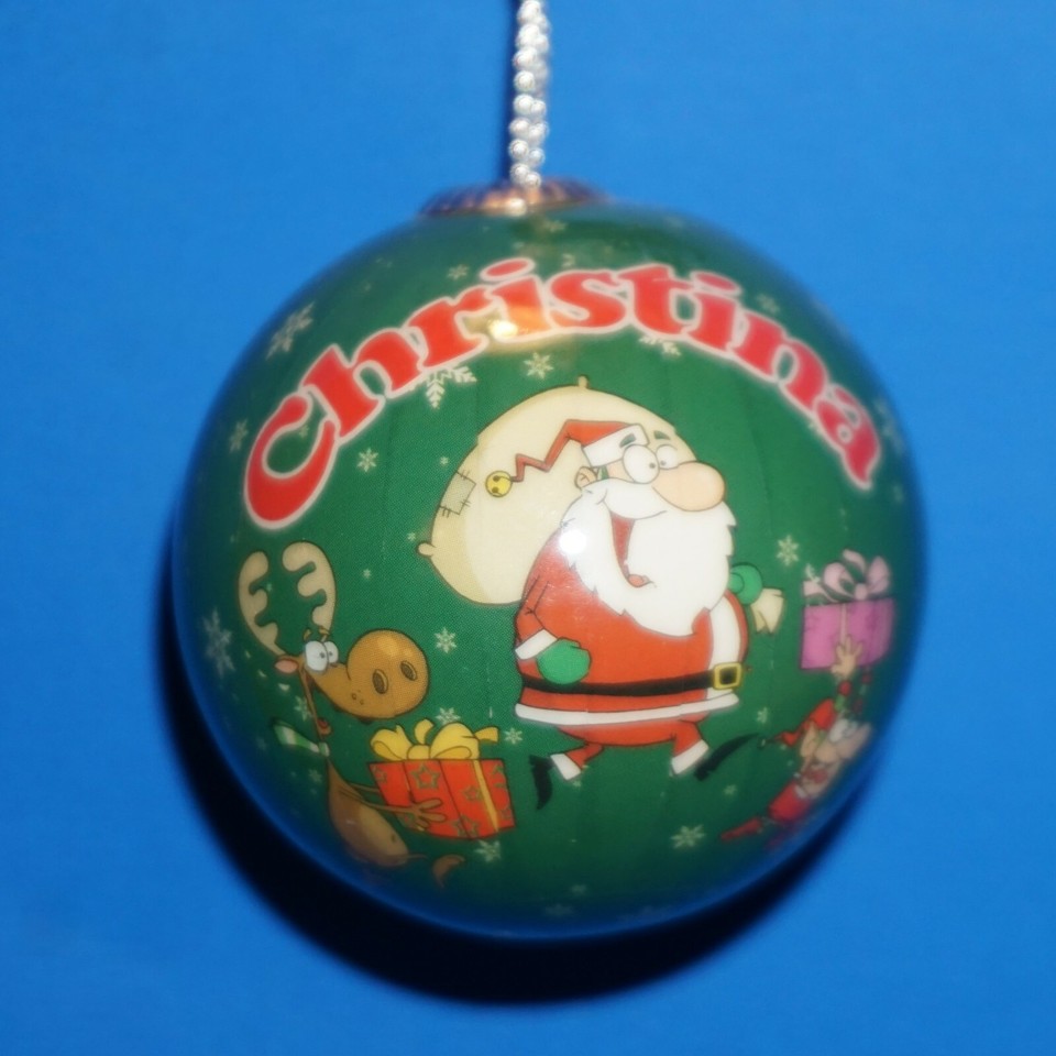 Christmas Ornament Ball Personalized The Name People Many Colors Pick ...