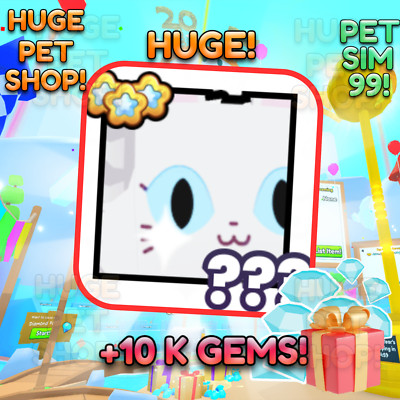 Huge Fluffy Cat | PS99 | Pet Simulator 99 | PSX HUGE PET | eBay UK