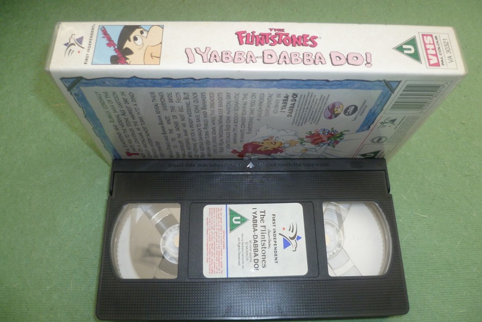 THE FLINTSTONES YABBA-DABBA DO! VHS FIRST INDEPENDENT | eBay UK