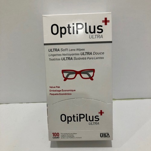 OptiPlus Ultra Soft Glasses Lens Cleaning Wipes Towelettes, Value Pack ...
