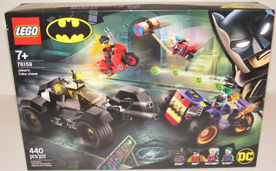 LEGO 76159 Batman Joker's Trike Chase Set NIB 440 Pc Harley Quinn Robin ...