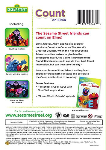 COUNT ON ELMO (DVD/BOOK) | eBay