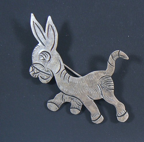 Sterling Silver Large Donkey Pin Brooch | eBay