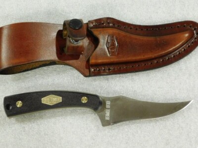 New Schrade Old Timer Sharpfinger Fixed Blade with Leather Sheath | eBay