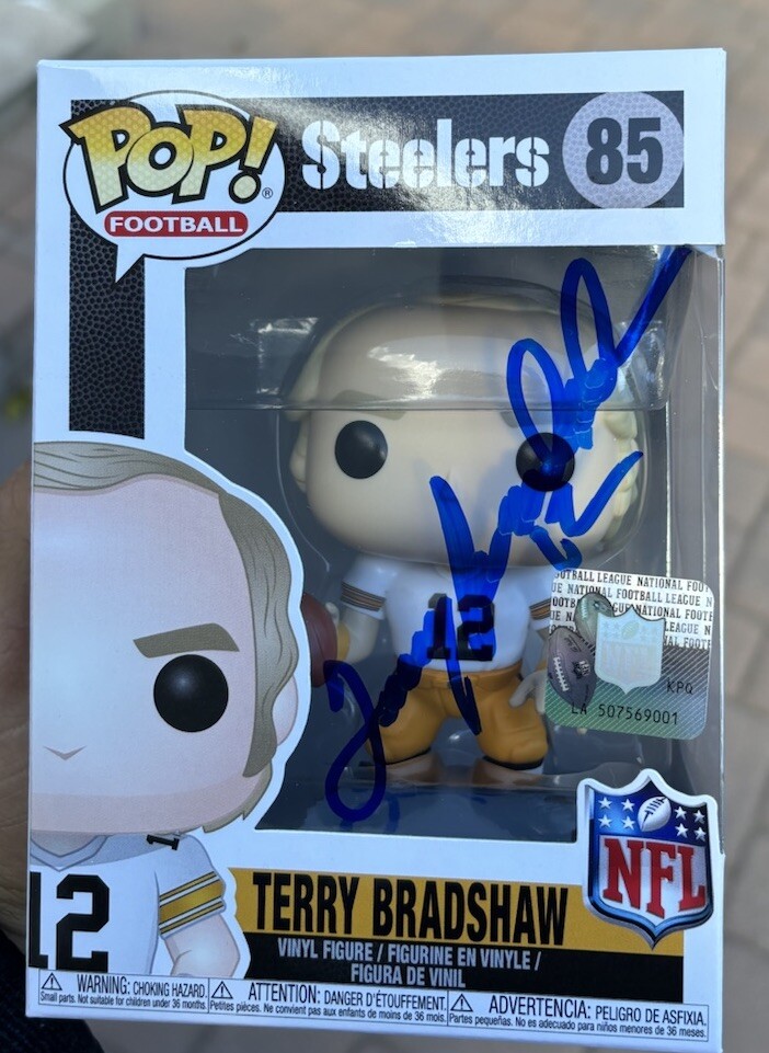 Terry Bradshaw Signed Funko Pop Toy