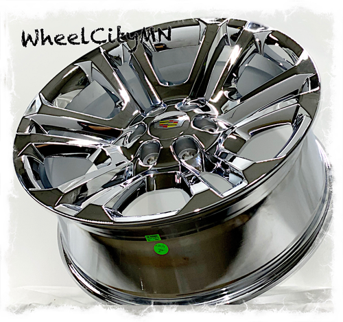 22" chrome OE 19301158 replica 4741 wheels fits Cadillac Escalade 6x5.5 ...