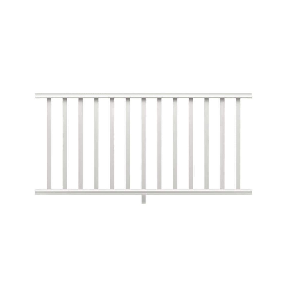 Fiberon Rail Kit 3.5"x70"x36" White Composite w/Balusters+Handrail ...