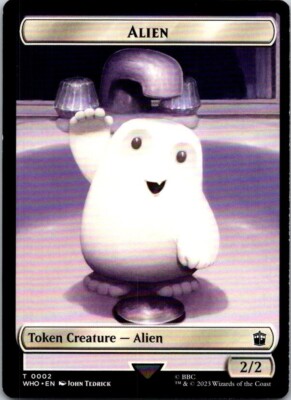 Magic the Gathering Alien / Copy Token Doctor Who Commander MTG Free ...