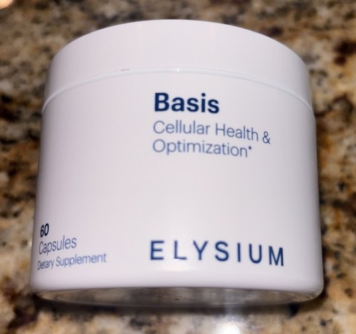 Elysium ~ BASIS 60 Capsules NAD Plus Supplement Cellular Health ...