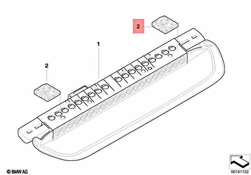 Genuine BMW MINI BMW I ROLLS-ROYCE Set Felt Strip Adhesive 51452353024 ...