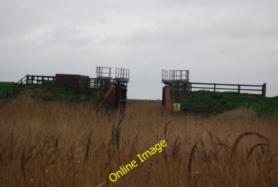 Photo 6x4 Cley Flood Barrier Cley next the Sea Designed to stop ...