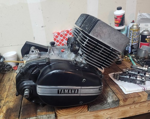 Yamaha R5 350 engine w/ six speed transmission | eBay