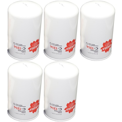 5 X C-1314 Sakura Oil Filter - Fits Hino, Toyota Xref: LF3818, P552050 ...