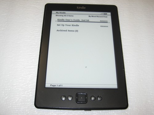 Amazon Kindle 4th / 5th Generation eReader, 2GB, Wi-Fi, 6in, Black ...