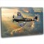 RAF WW2 Military Spitfire Canvas Print Framed Digital Painting Art ...