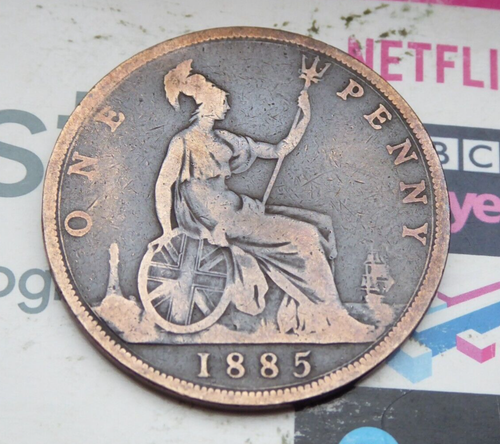 1885 Victoria Penny Bun Head Coin Ref/6629 .See Photo's * | eBay