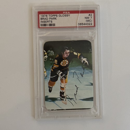 1976 Topps Glossy Inserts Hockey #2 Brad Park PSA 7 Boston Bruins | eBay