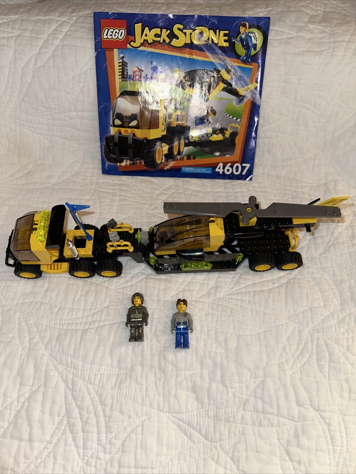 LEGO Jack Stone 4607 Copter Transport 100% Complete w/ Manual & Mini ...