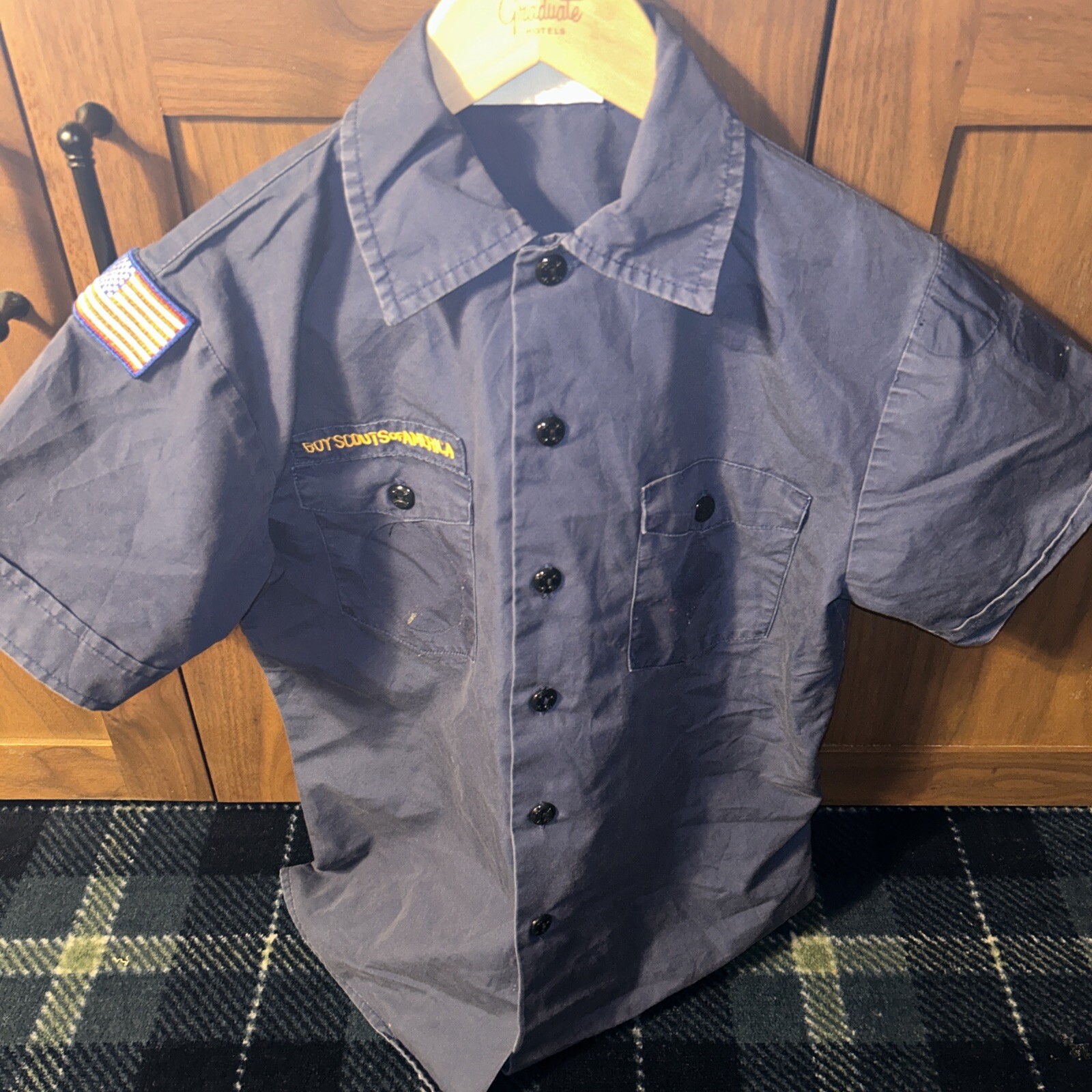 Cub Scout Boy Scouts BSA UNIFORM SHIRT Youth Large Sh… - Gem