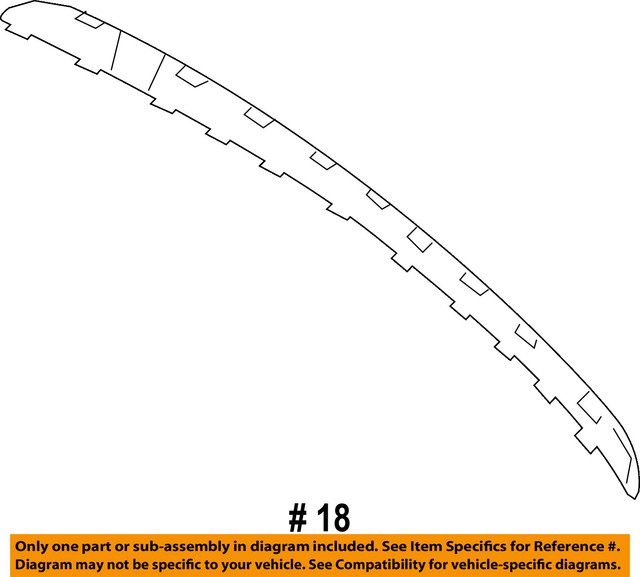 MERCEDES Mercedes-Benz OEM 13-15 Gl550 Rear Bumper-upper Molding ...