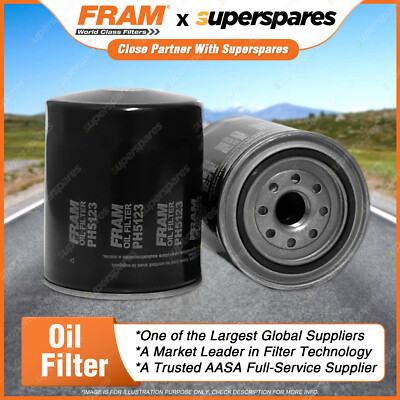 1 x Fram Oil Filter - PH5123 Refer Z334 Height 127mm Outer/Can Diameter ...